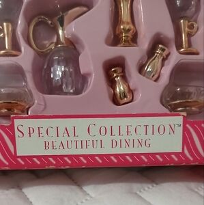 Barbie | Toys | Barbie Special Collection Dining Set With Pink And Gold ...
